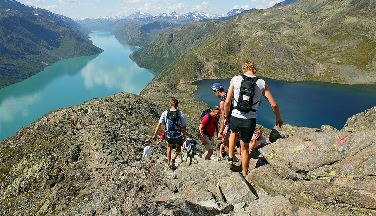 The Besseggen Ridge in Jotunheimen - Valdres